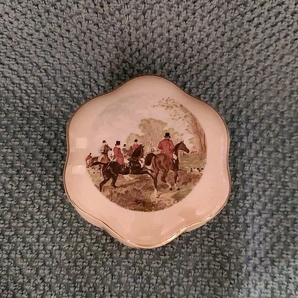 Other | Vintage Palissy Porcelain Trinket Box | Poshmark